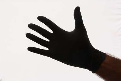 Gants nitrile SUPERBLACK 7g taille L c/100